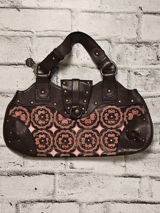 Lulu Guinness | Bags | Lulu Guinness Lulu Embroidered Studded Shoulder ...